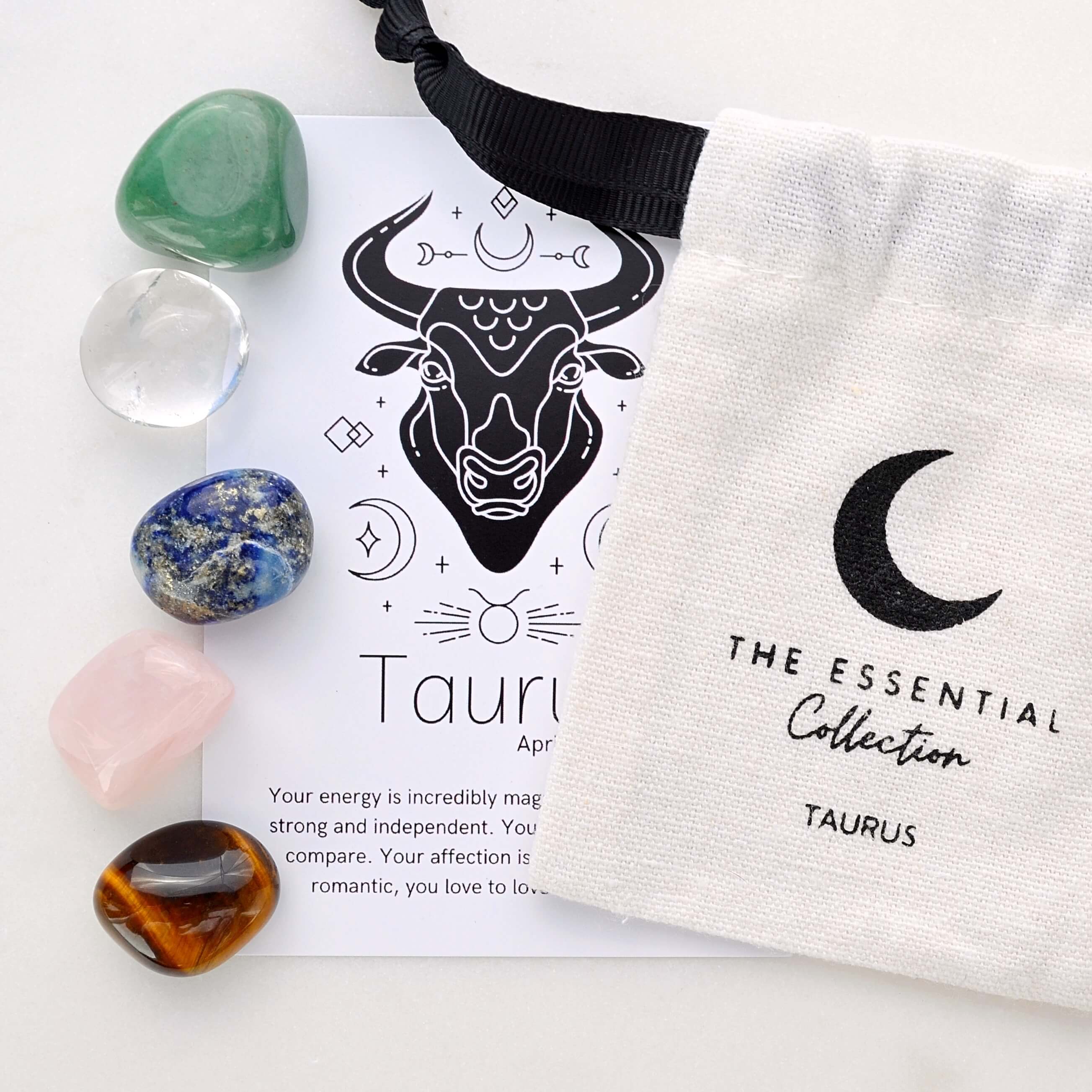Taurus Zodiac Crystal Kit – The Essential Collection