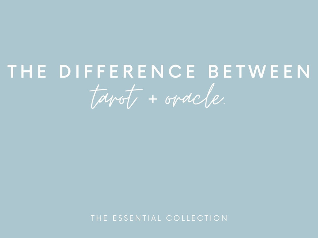 The Difference Between Tarot Cards and Oracle Cards? – The Essential ...