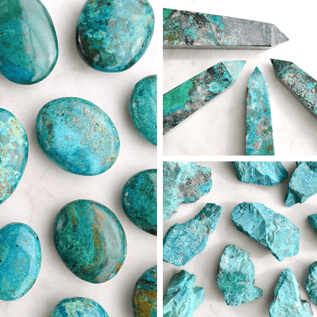 Chrysocolla Crystals Australia | SHOP NOW – The Essential Collection