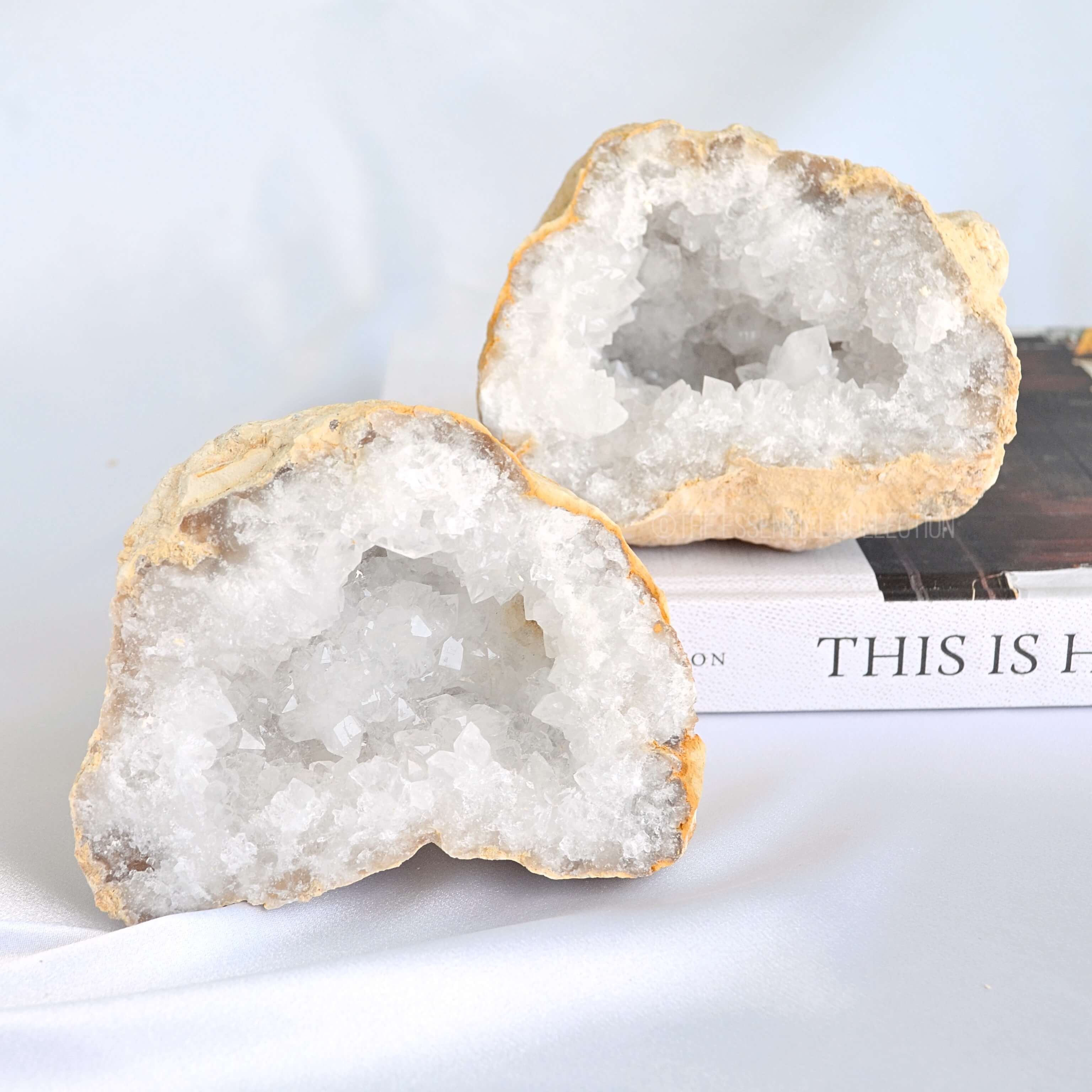 Clear Quartz Geode Pairs – The Essential Collection