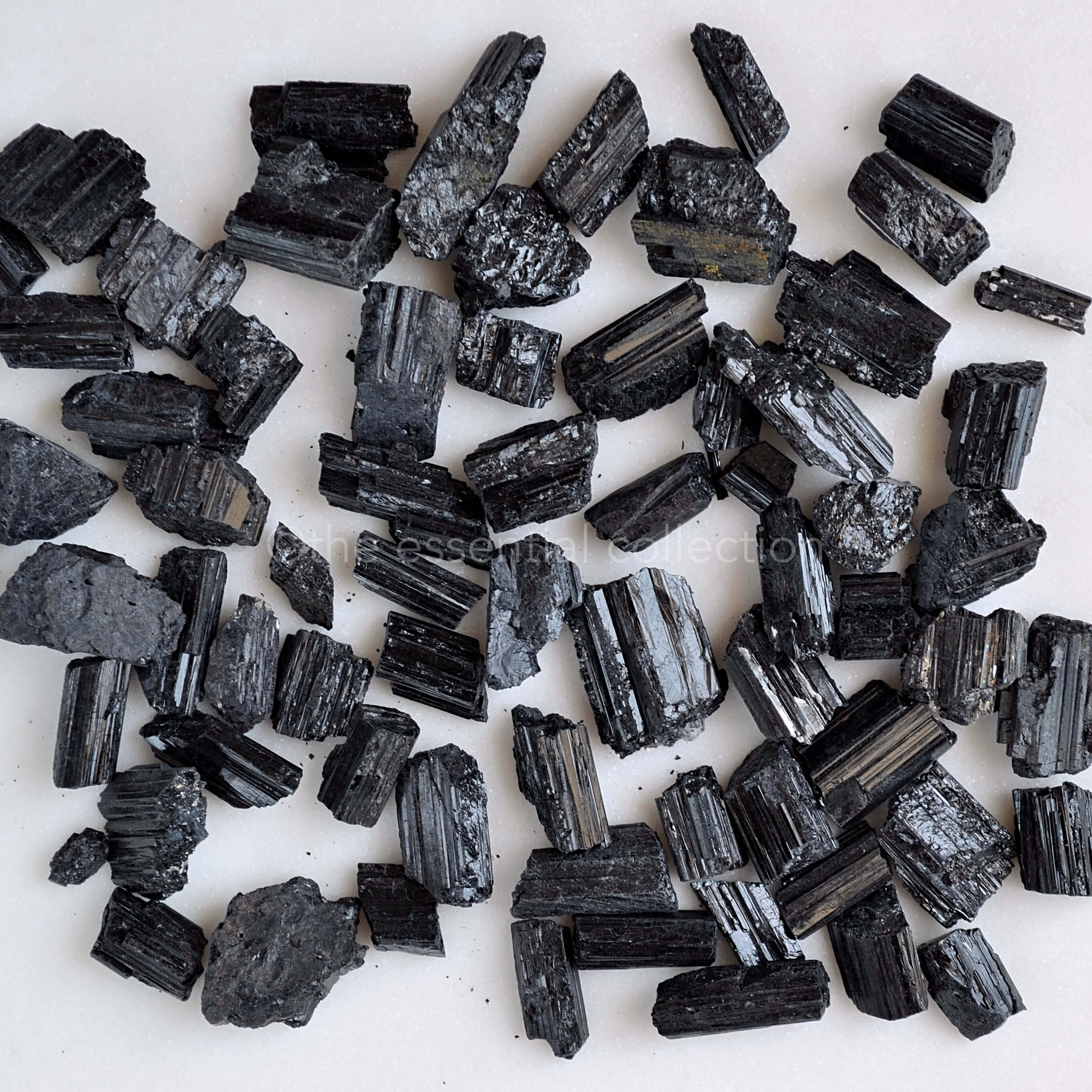 Raw Tourmaline for Crystal Infused Candles | The Essential Collection