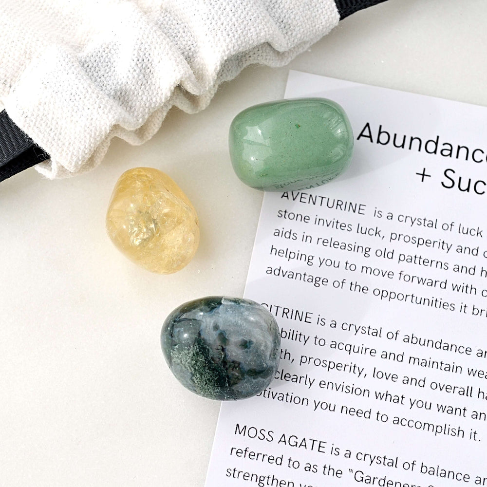 Abundance, Wealth and Success Crystal Kit – The Essential Collection