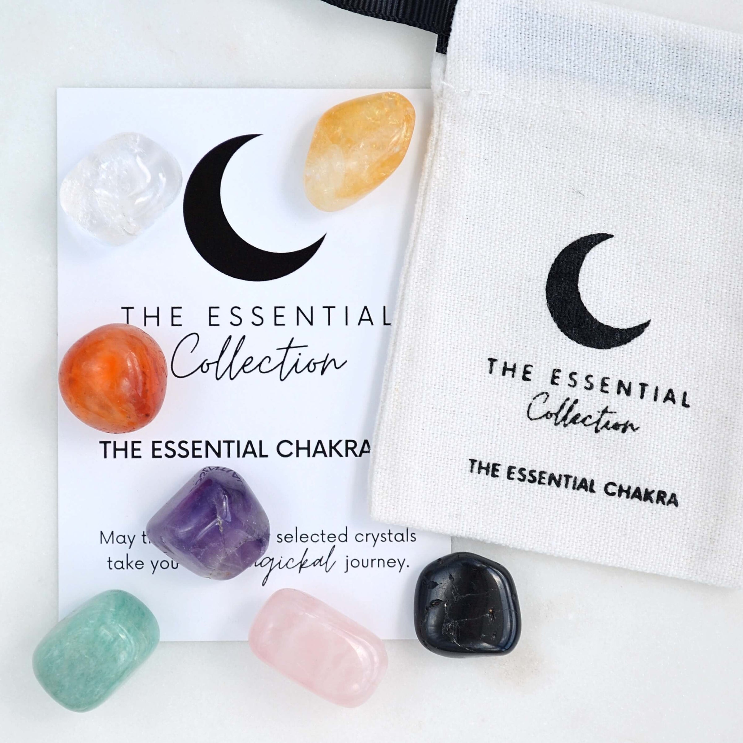 Essential Chakra Set | Chakra Crystal Kit – The Essential Collection