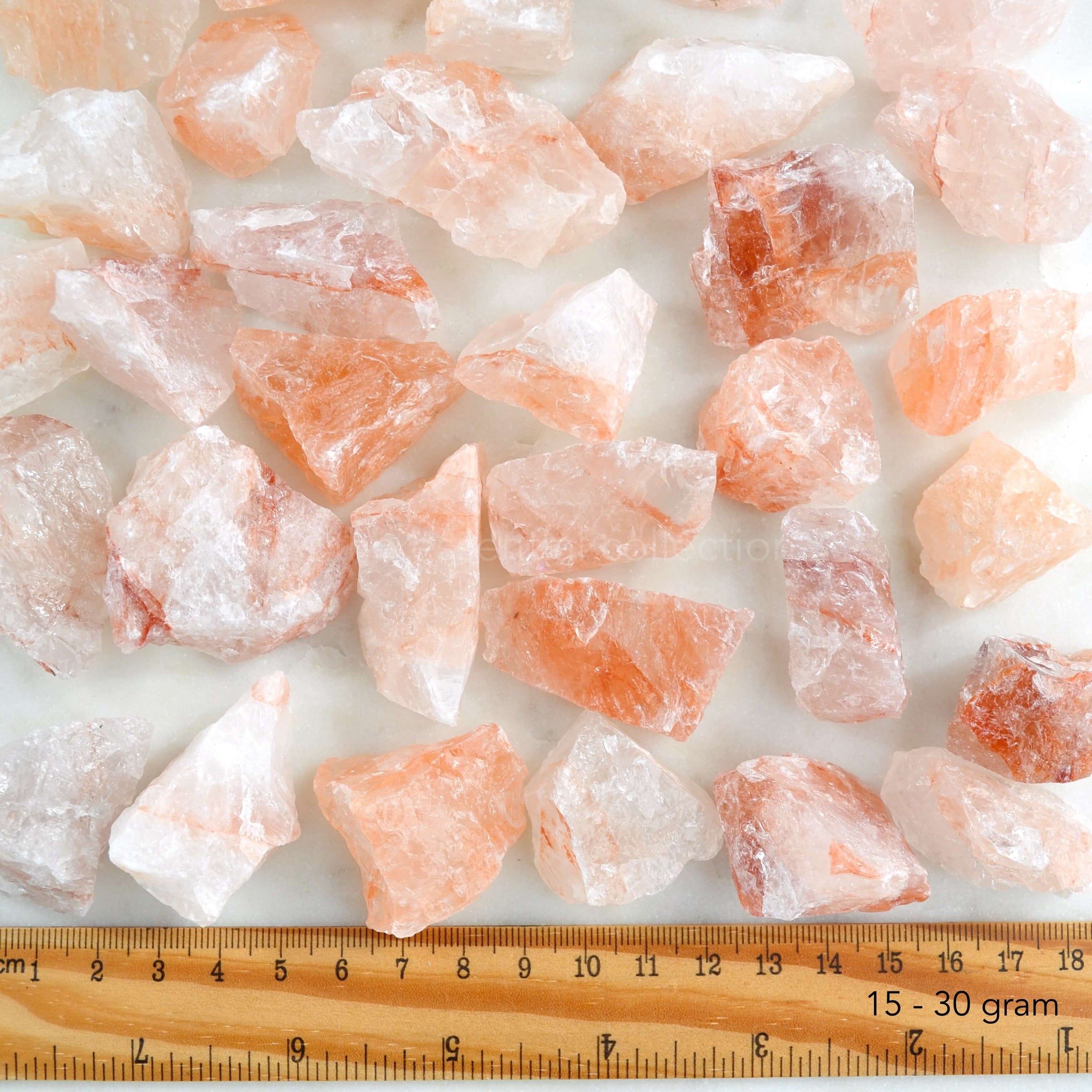 Raw Fire Quartz Crystals – The Essential Collection