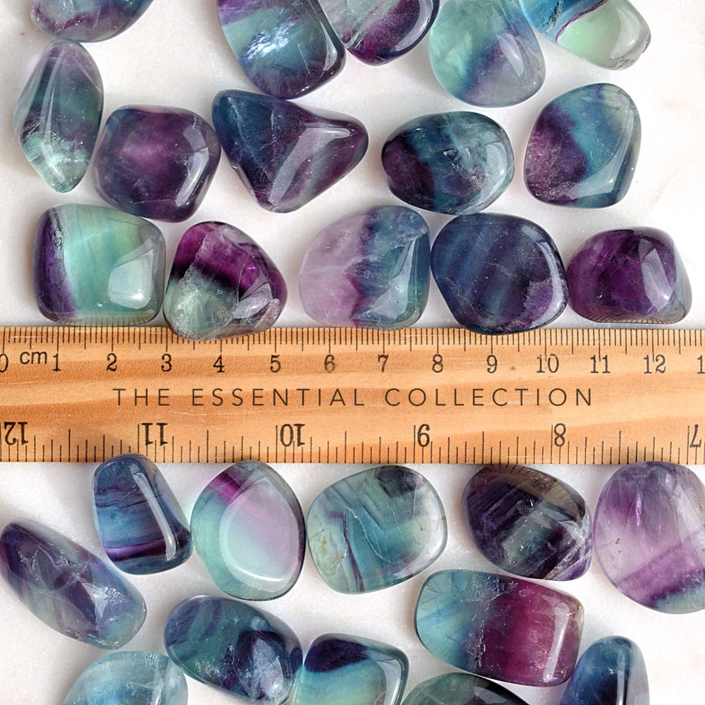 Rainbow Fluorite Tumbled Crystals – The Essential Collection