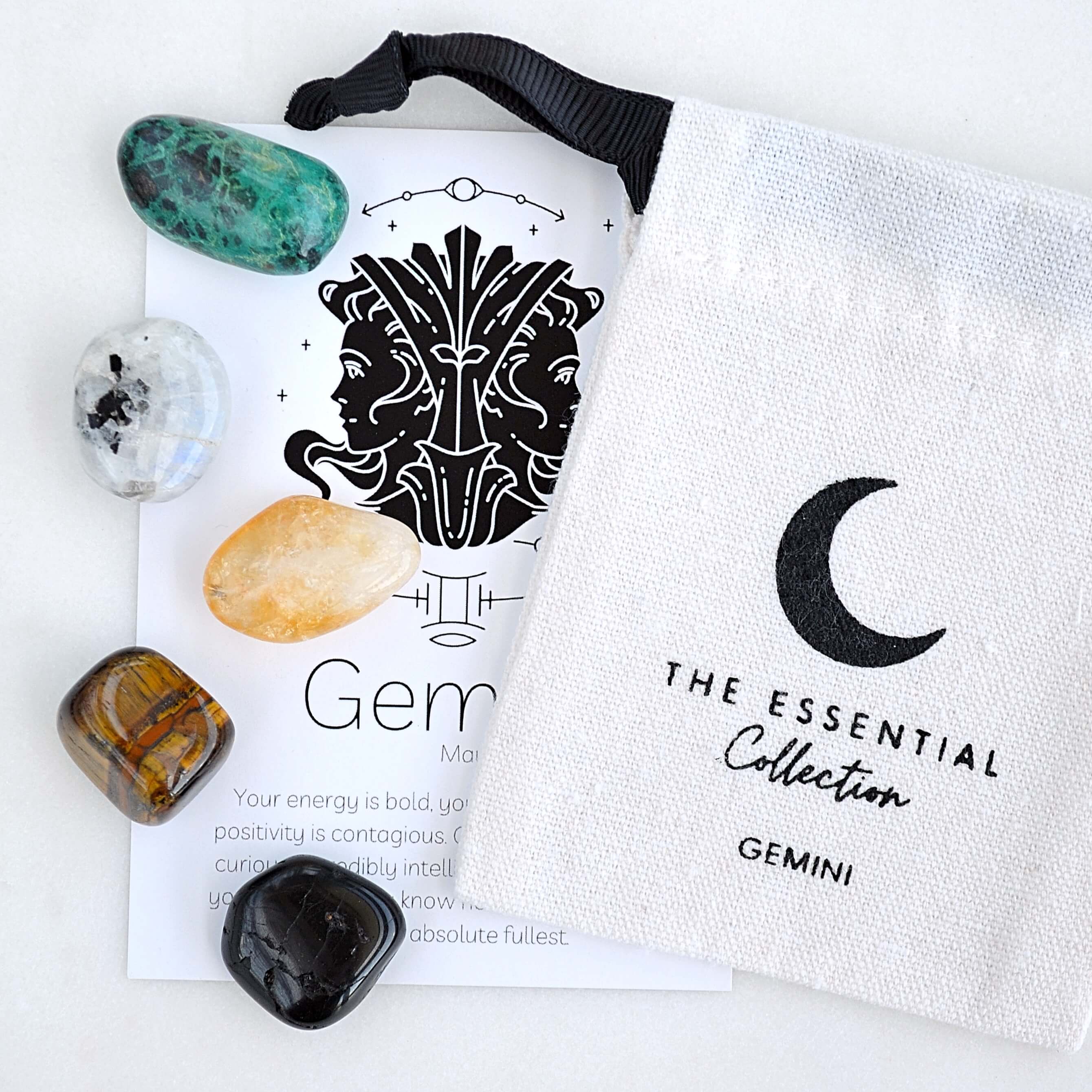 Gemini Zodiac Crystal Kit – The Essential Collection