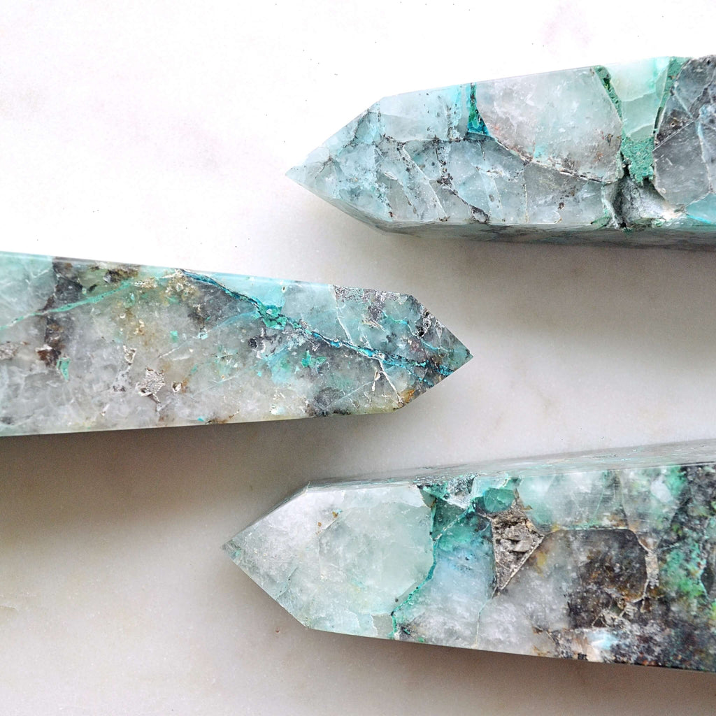 Quantum Quattro Tower/Obelisk/Point | Crystals Australia – The ...