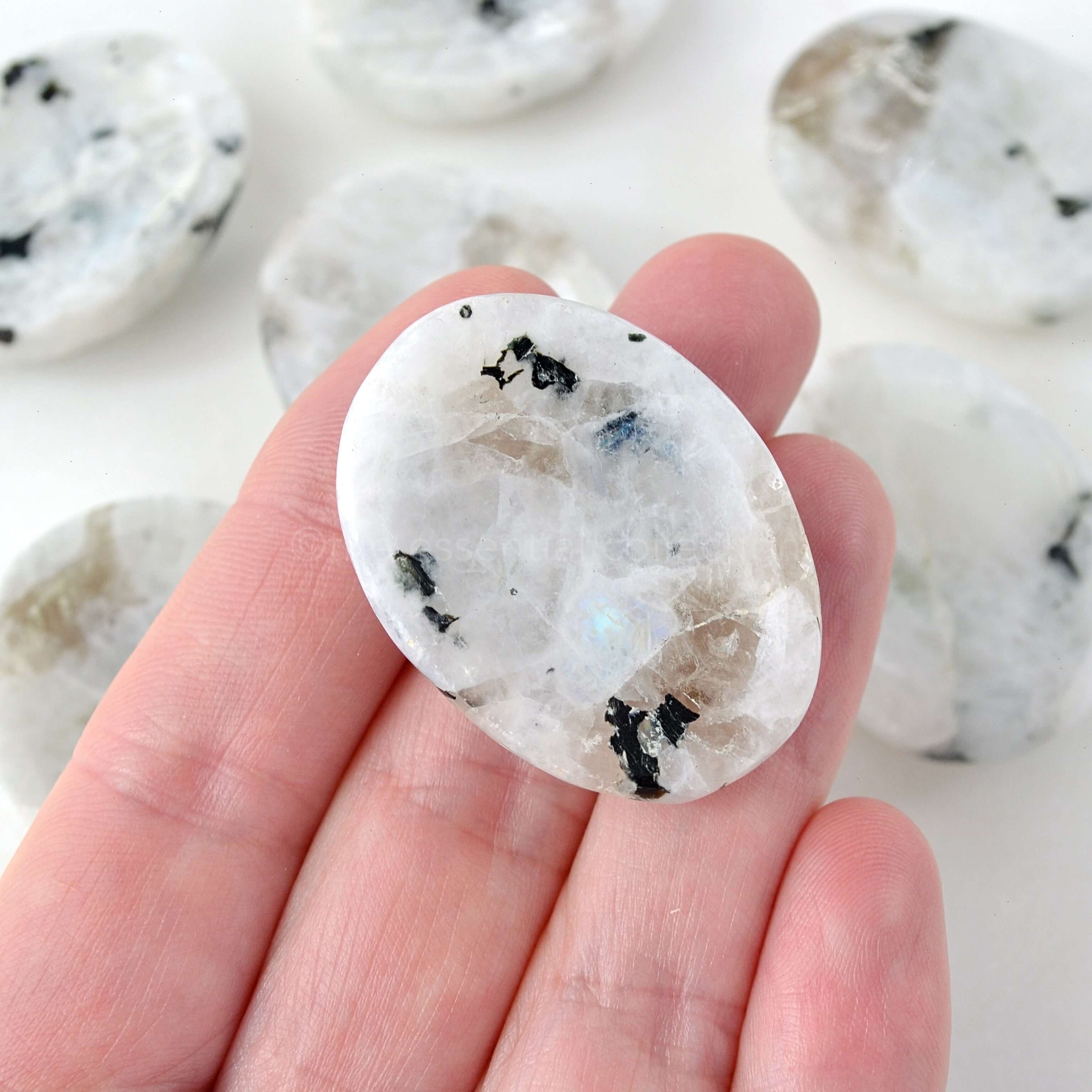 Rainbow Moonstone Worry Stone – The Essential Collection