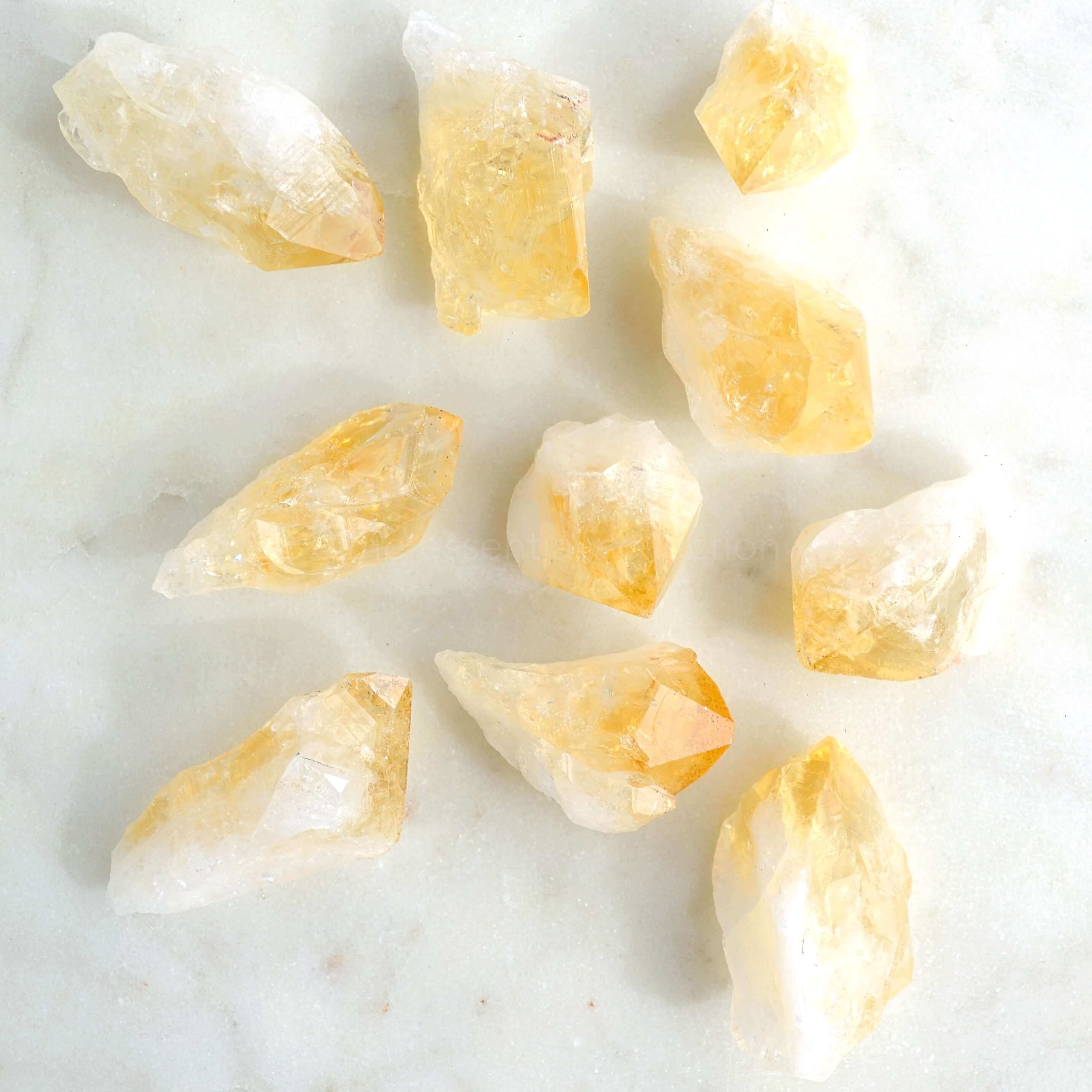 Natural Citrine Point Crystals – The Essential Collection