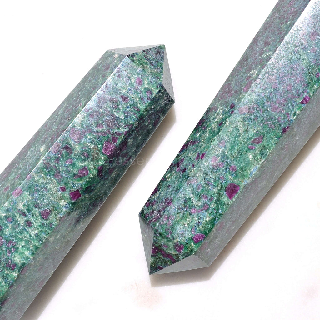 Ruby Fuchsite Tower/Generator/Point Tower | Crystals Australia – The ...