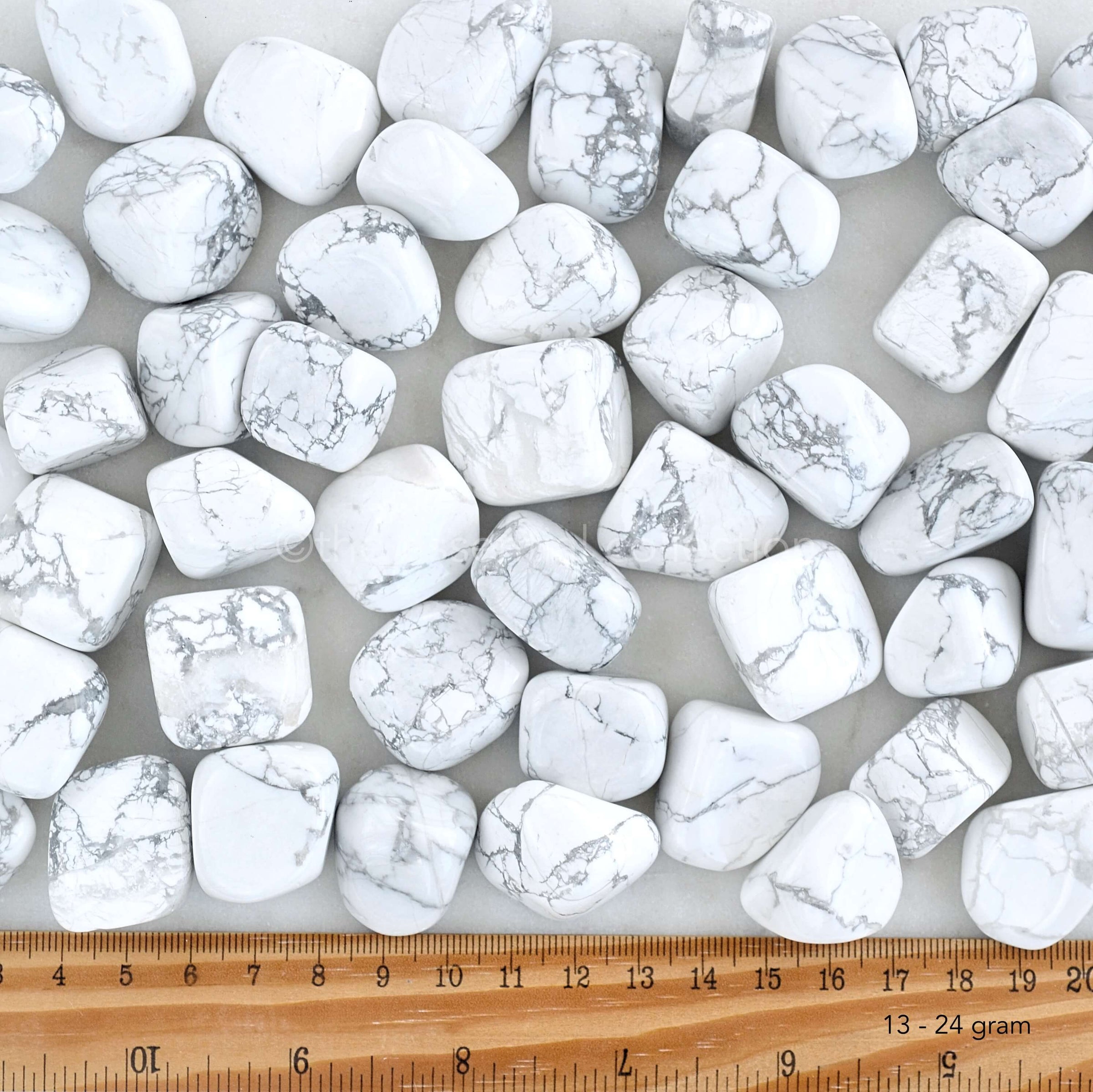 Howlite Tumbled Crystals – The Essential Collection